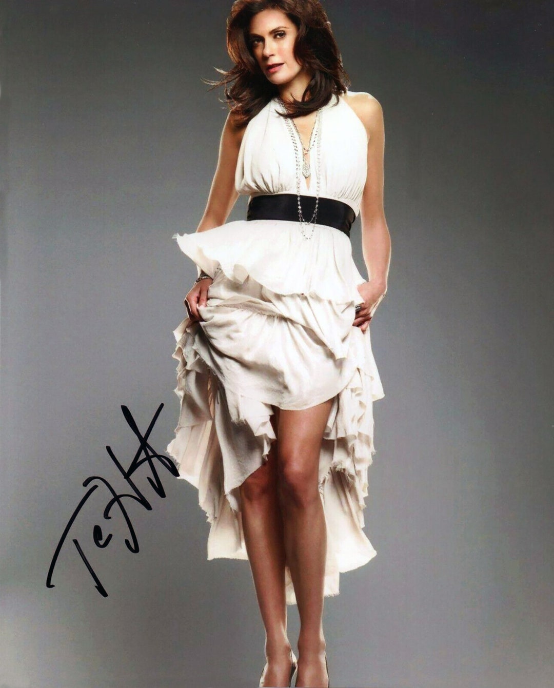 Teri Hatcher Auto Autograph Signed Photo Reprint Christmas - Etsy