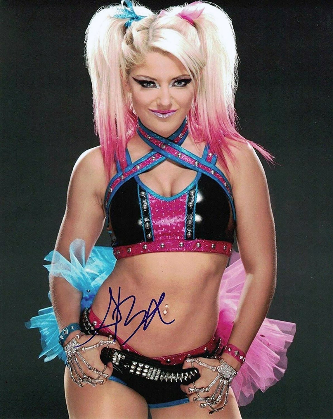 Alexa Bliss Wwe Diva Autograph Signed Photo Picture 8x10 Etsy