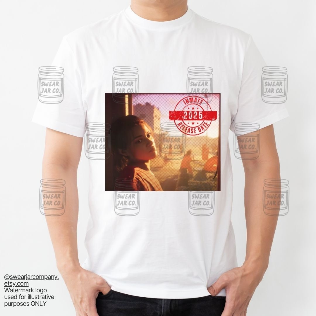 GTA, GTA 6, Grand Theft Auto, VI, Inmate Release, T-shirt, Tee, Shirt ...