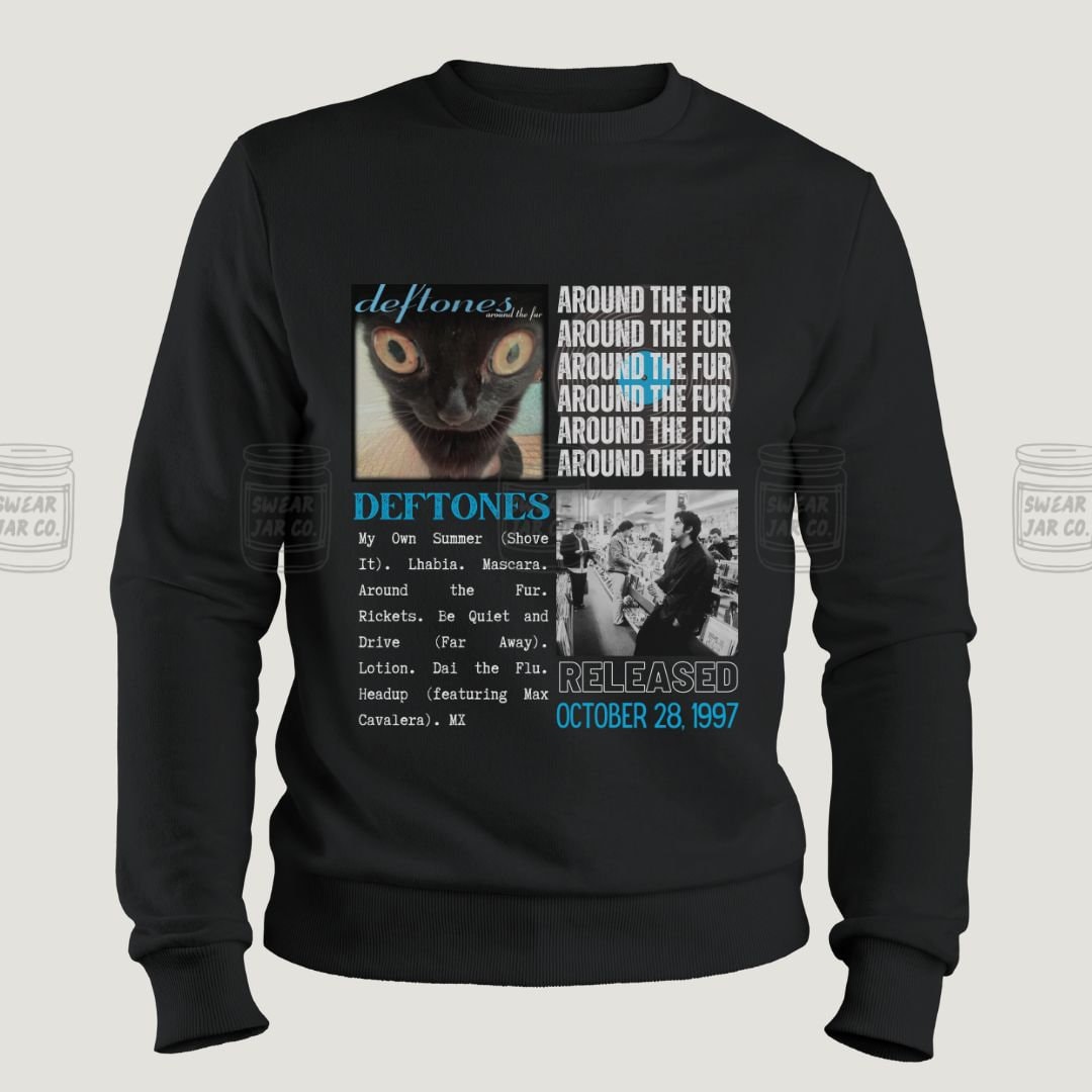 Deftones Around the Fur, Deftones, Jinx Cat, Album, Band Sweatshirt ...