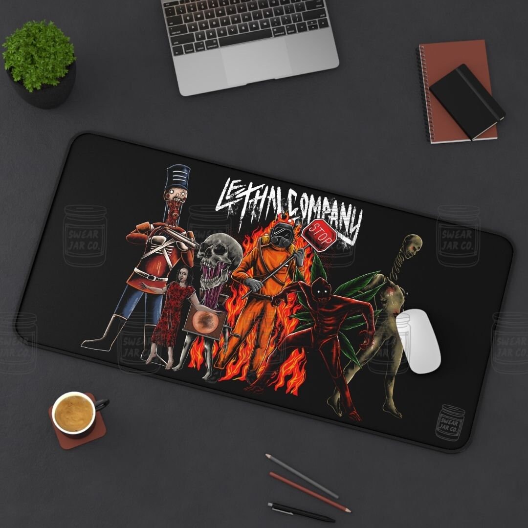 Lethal Company Desk Mat Premium Gaming Anti-slip Mouse Pad Gaming Mat ...