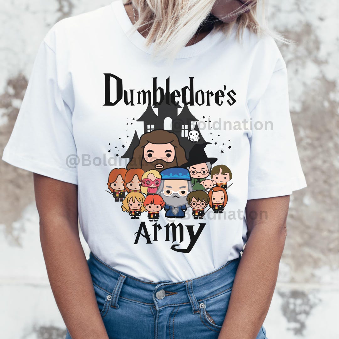 Dumbledores Army Shirt Wizardry School Tee HP T-shirt Universal ...