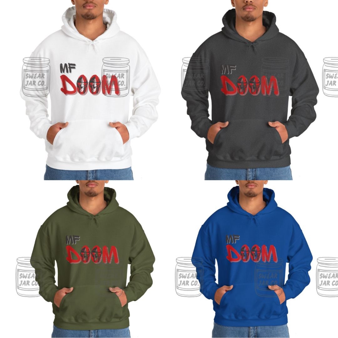 Vintage Mf Doom Mask Icon Hoodie, 90s Hip Hop, MF DOOM, Hoodie ...