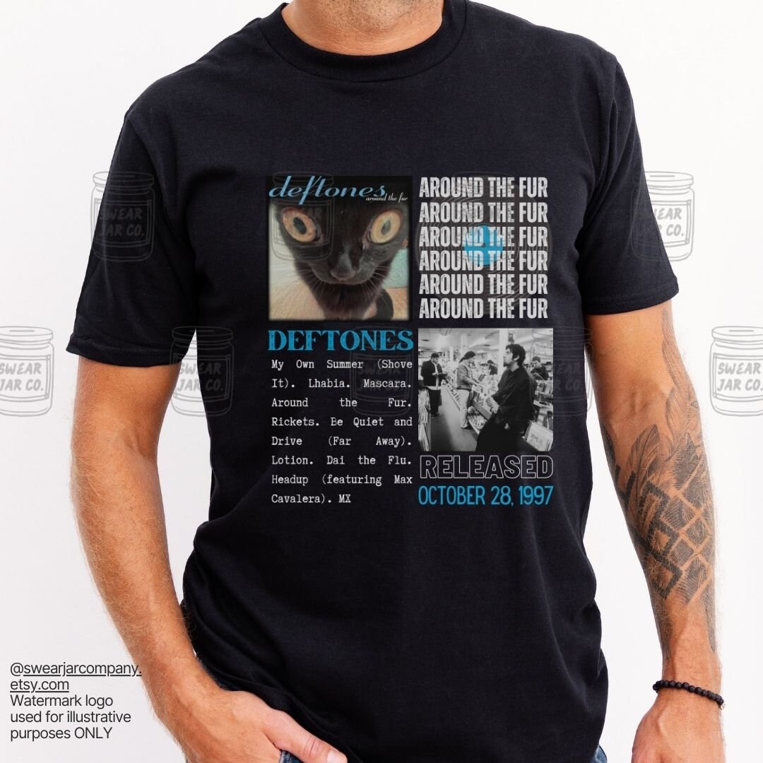 Deftones Around the Fur, Deftones, Jinx Cat, Album, Band Shirt, Tee ...