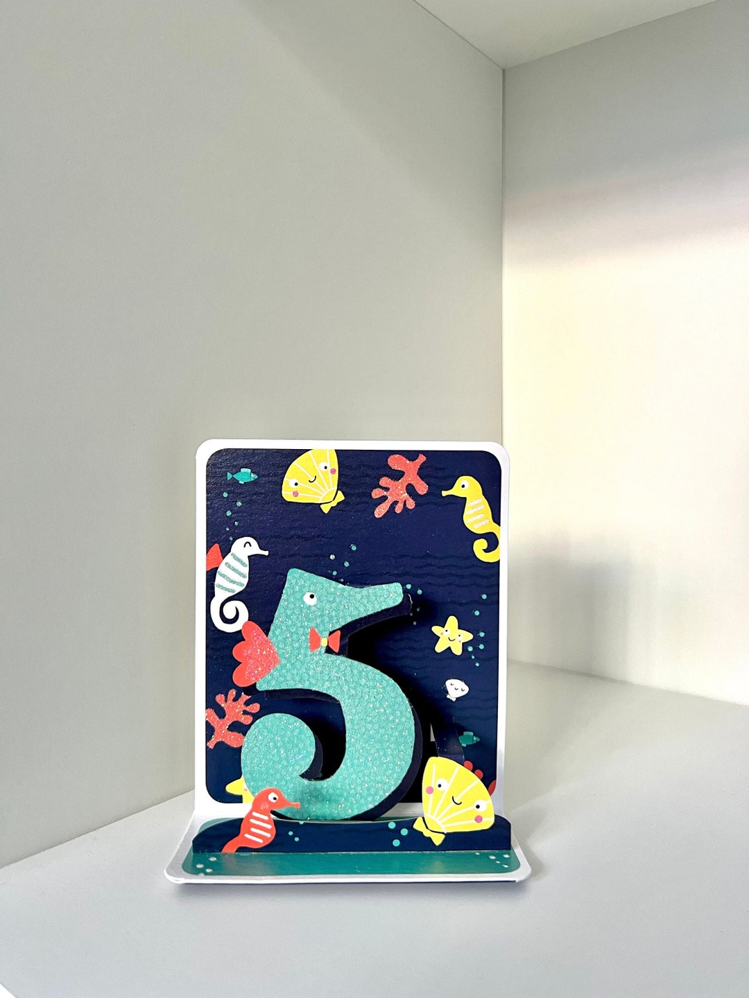 3D Pop-up Map 5 Years Incl. Envelope Greeting Card for Children's ...