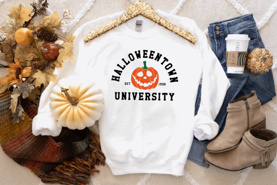 Halloweentown University Pullover/halloweentown Crewneck Sweatshirt ...