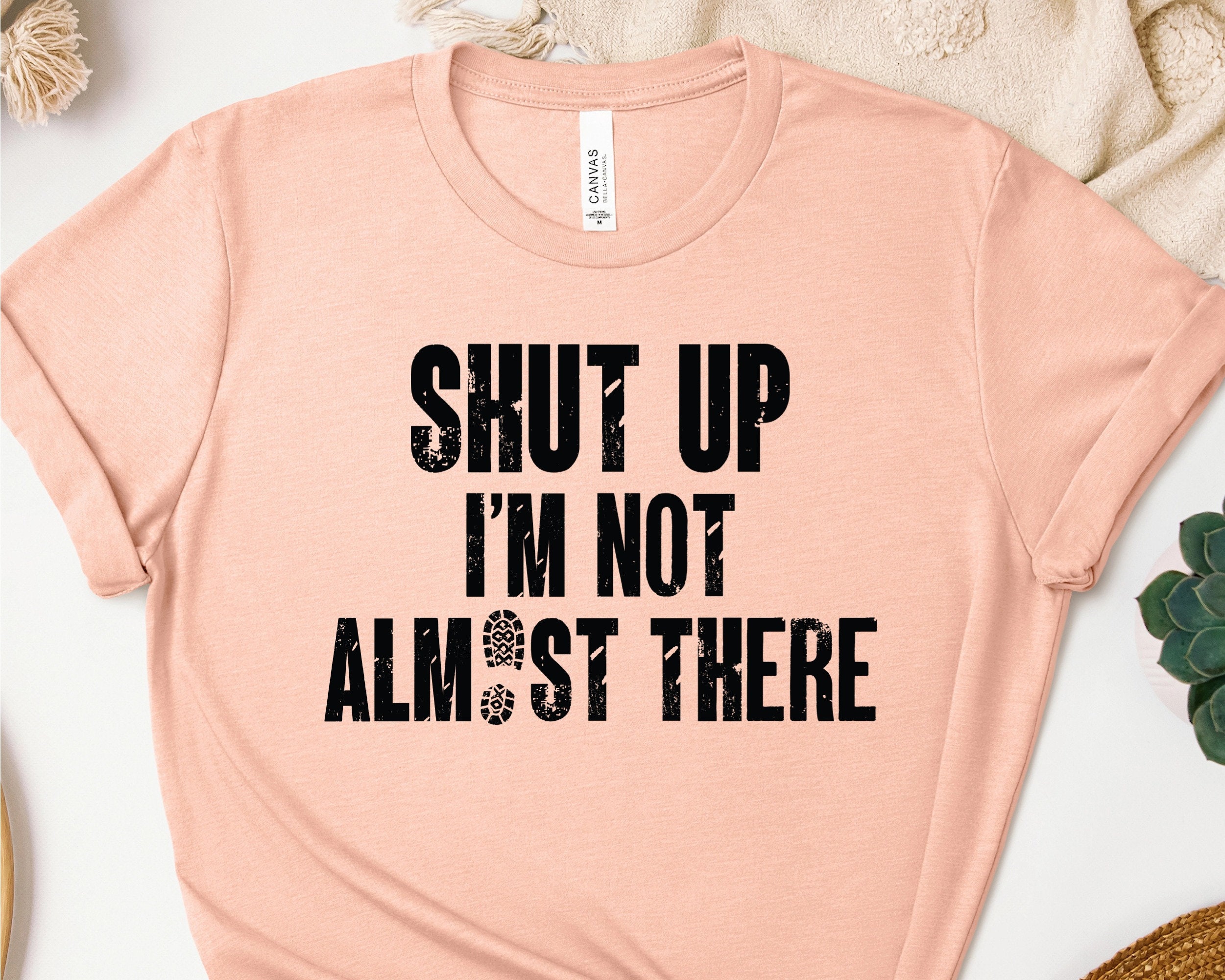 Shut up I'm Not Almost There Shirt, Funny Runner Sweatshirt, Marathon ...