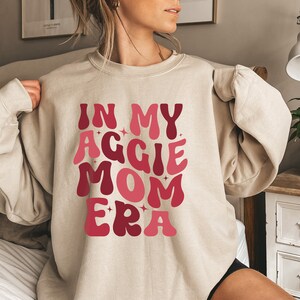 In My Aggie Mom Era Shirt, Aggie Mom Sweatshirt, Aggie Mama Shirt ...