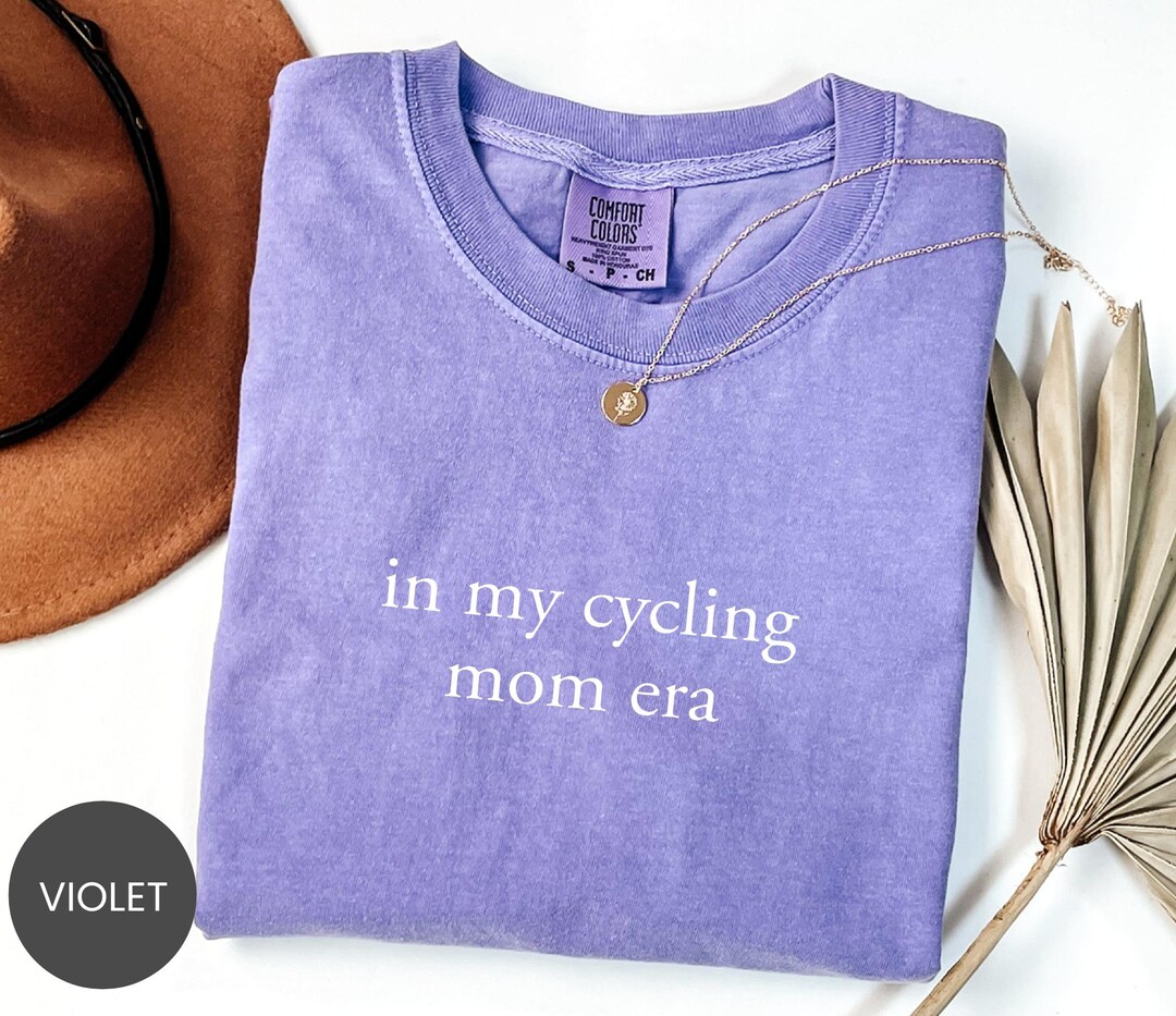 Comfort Colors® Cycling Mom Era Shirt, Cycling Mama Sweatshirt, Cyclist ...