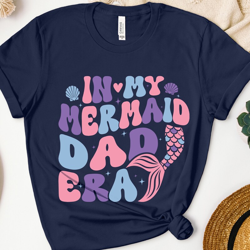 Mermaid Dad Shirt - Etsy