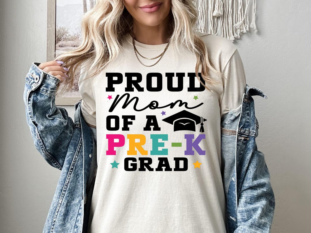 Proud Mom of Pre K Grad Shirt, Mom Sweatshirt, Mom Hoodie, Pre School ...