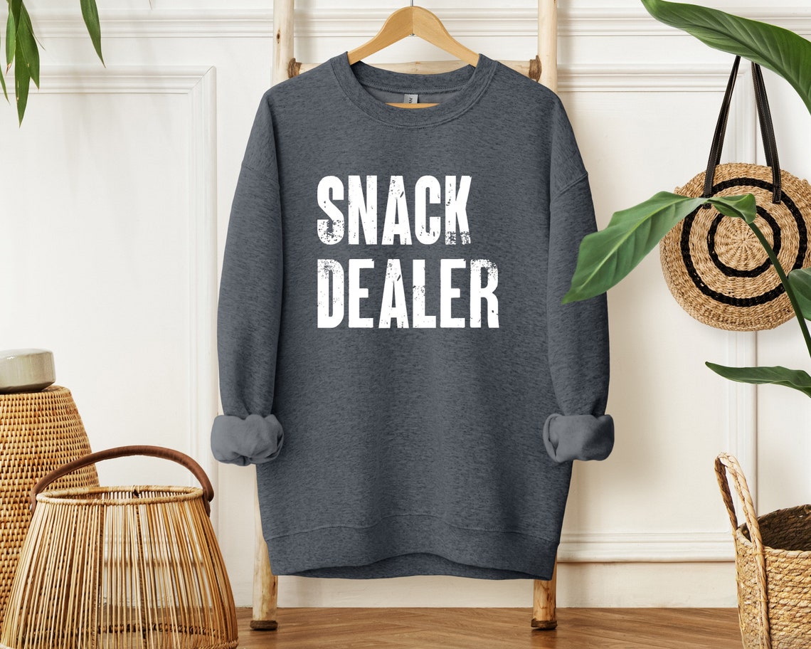 Snack Dealer Shirt, Funny Snack Sweatshirt, Foodie Hoodie, Snack Lover ...