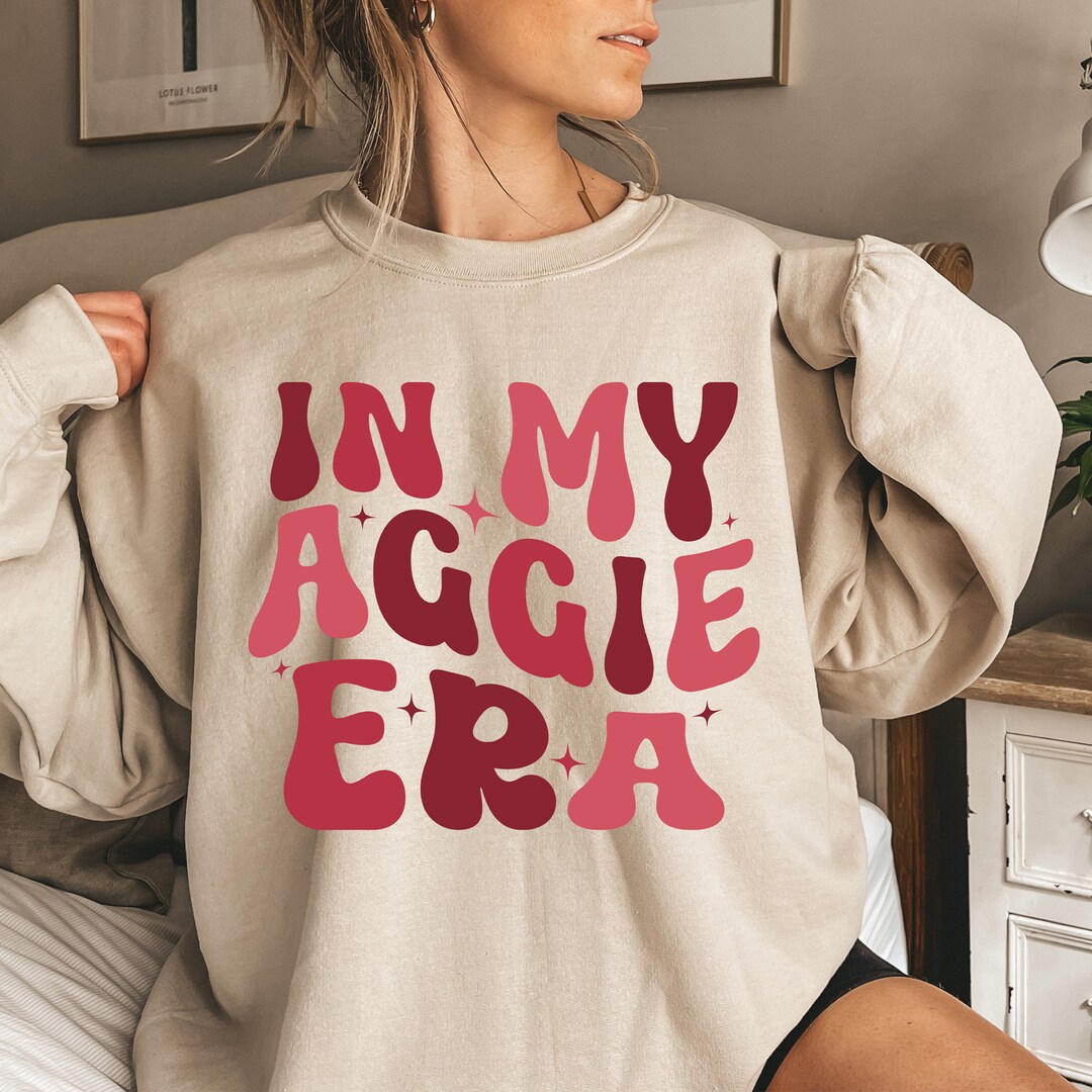 In My Aggie Era Shirt, Aggie Life Sweatshirt, Aggie Pride Hoodie, Texas ...