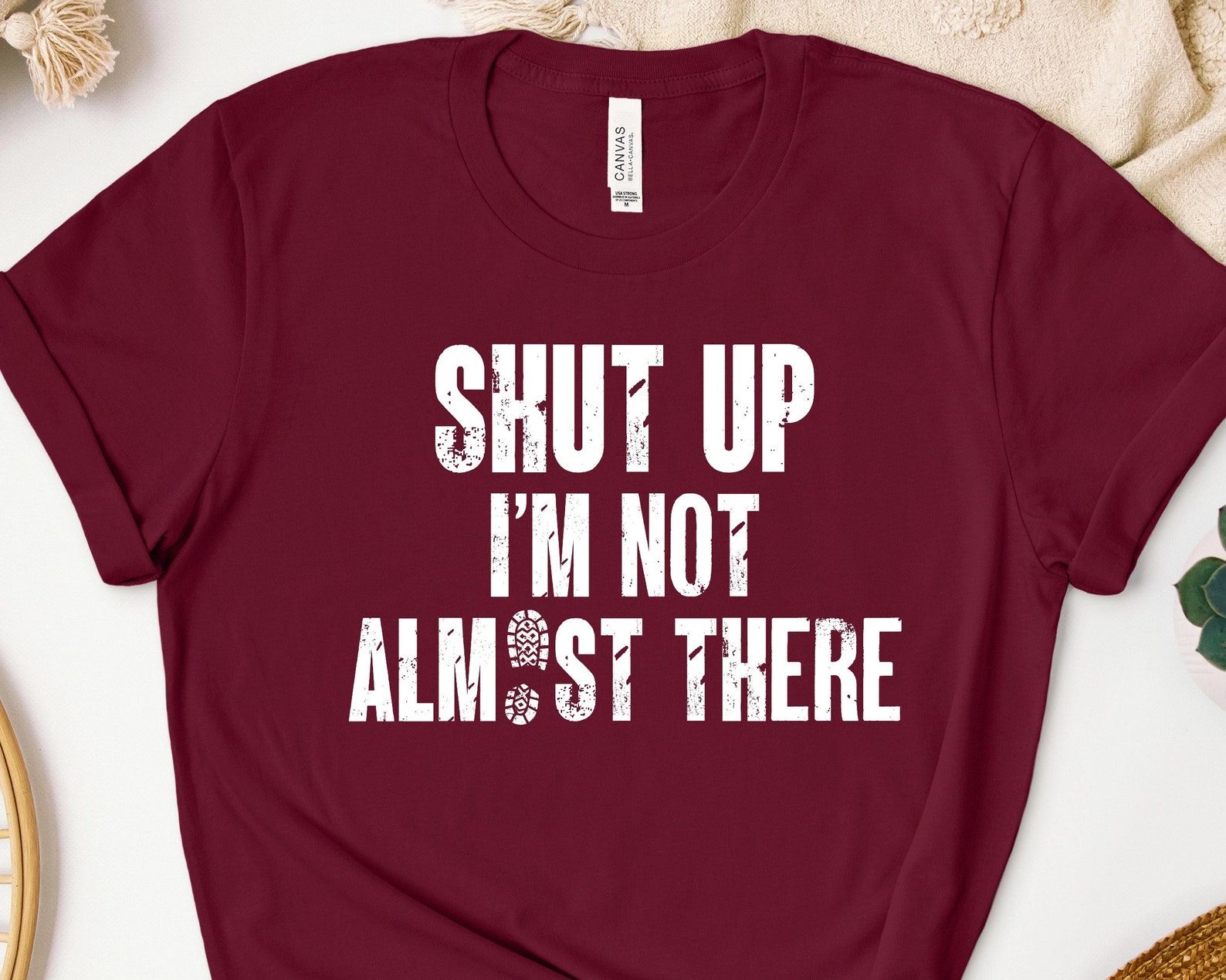 Shut up I'm Not Almost There Shirt, Funny Runner Sweatshirt, Marathon ...