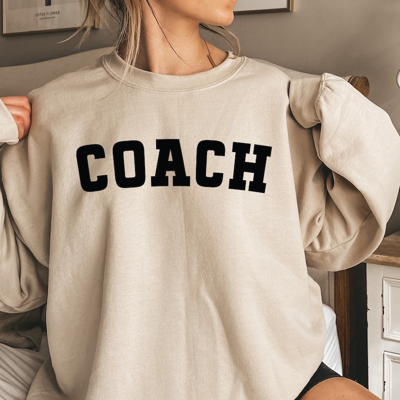 Coach Shirt, Coach Sweatshirt, Coach Squad Hoodie, Back to School Coach ...