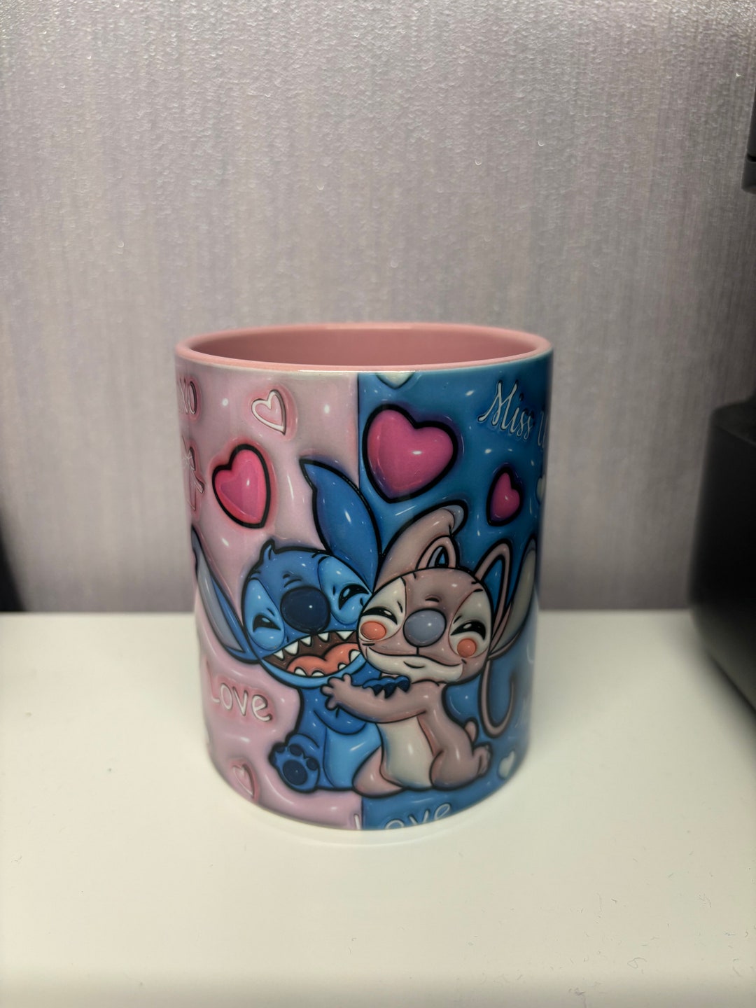 Stitch and Angel Ceramic Mug,stitch, - Etsy
