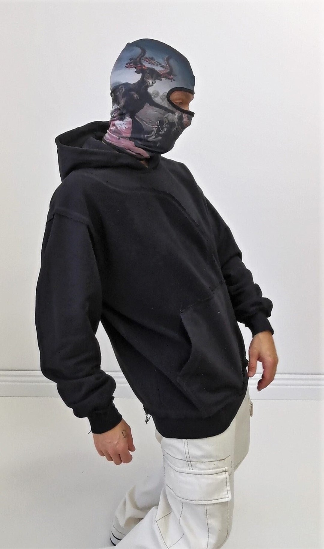 Balaclava Devil Death Demon Unisex Custom Ski Mask Two Hole Y2k ...