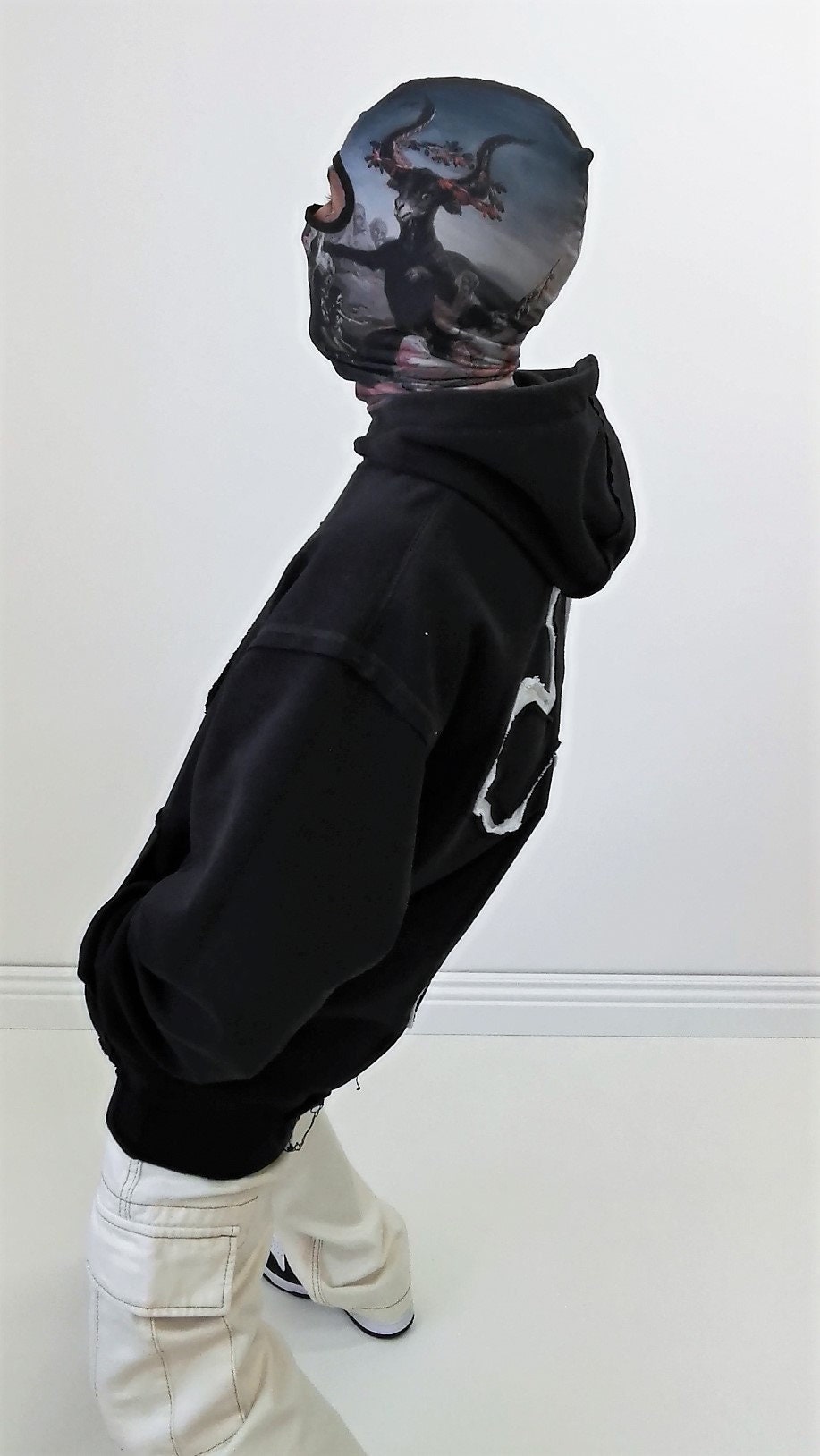 Balaclava Devil Death Demon Unisex Custom Ski Mask Two Hole Y2k ...