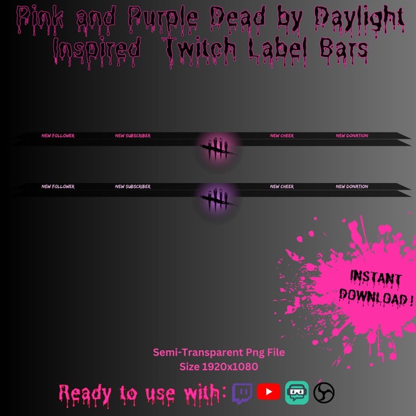Dead by Daylight Twitch Overlay - Etsy