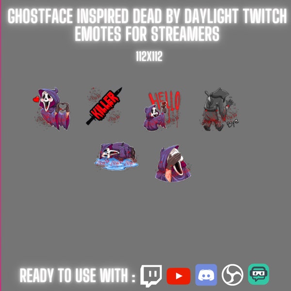 Ghostface Twitch Overlay - Etsy