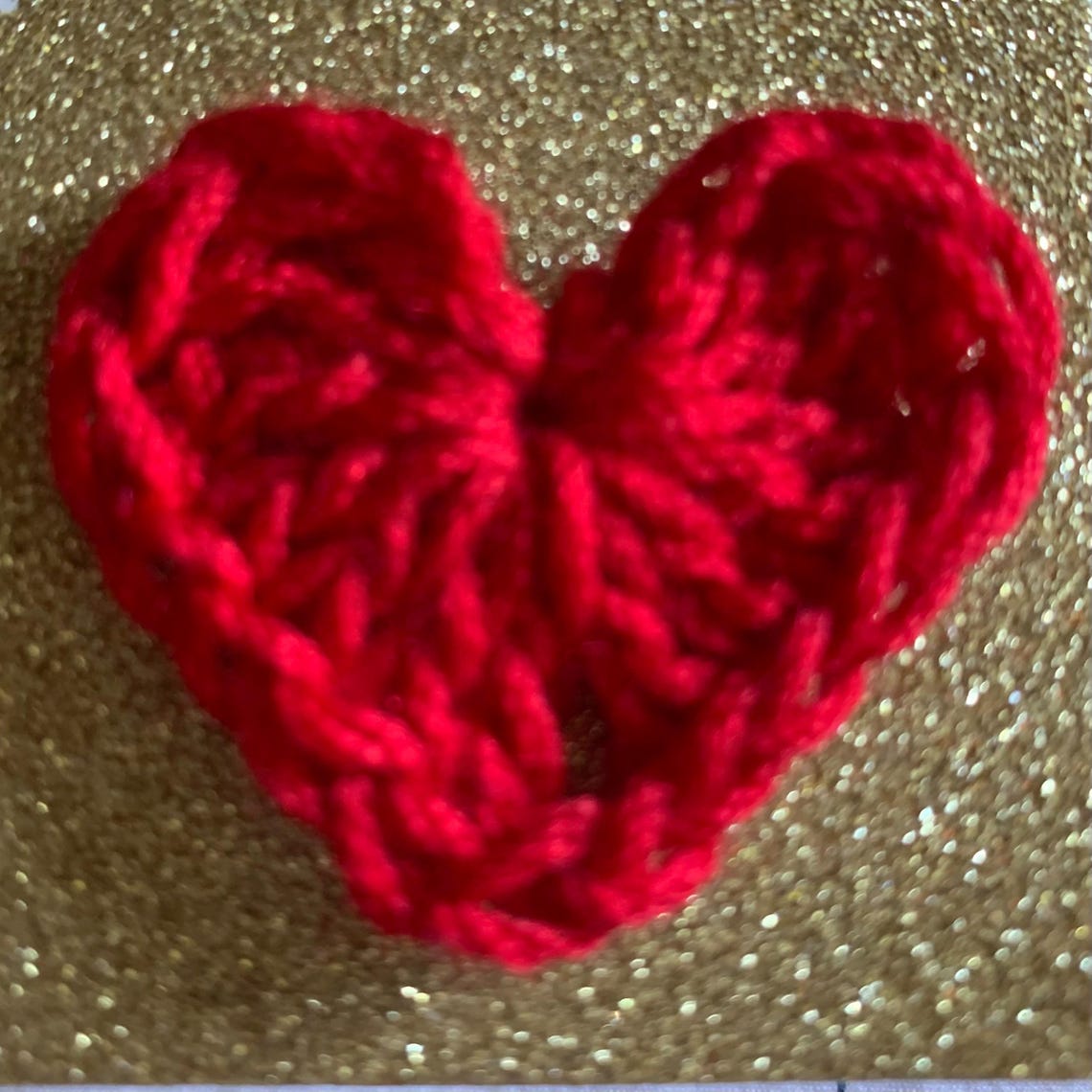 Handmade Hearts Applique Cardmaking Crafts Decorations in Crochet ...