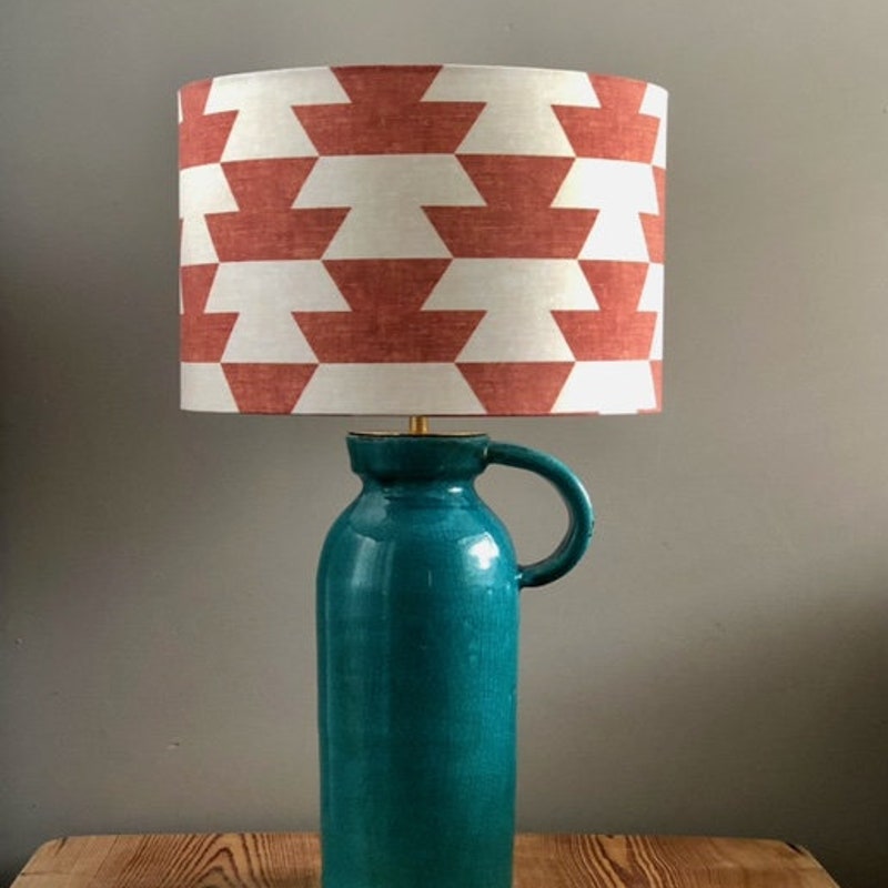 Turquoise Table Lamp - Etsy