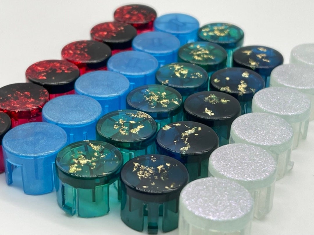 24mm Sanwa Plunger Sets custom Resin Buttons - Etsy