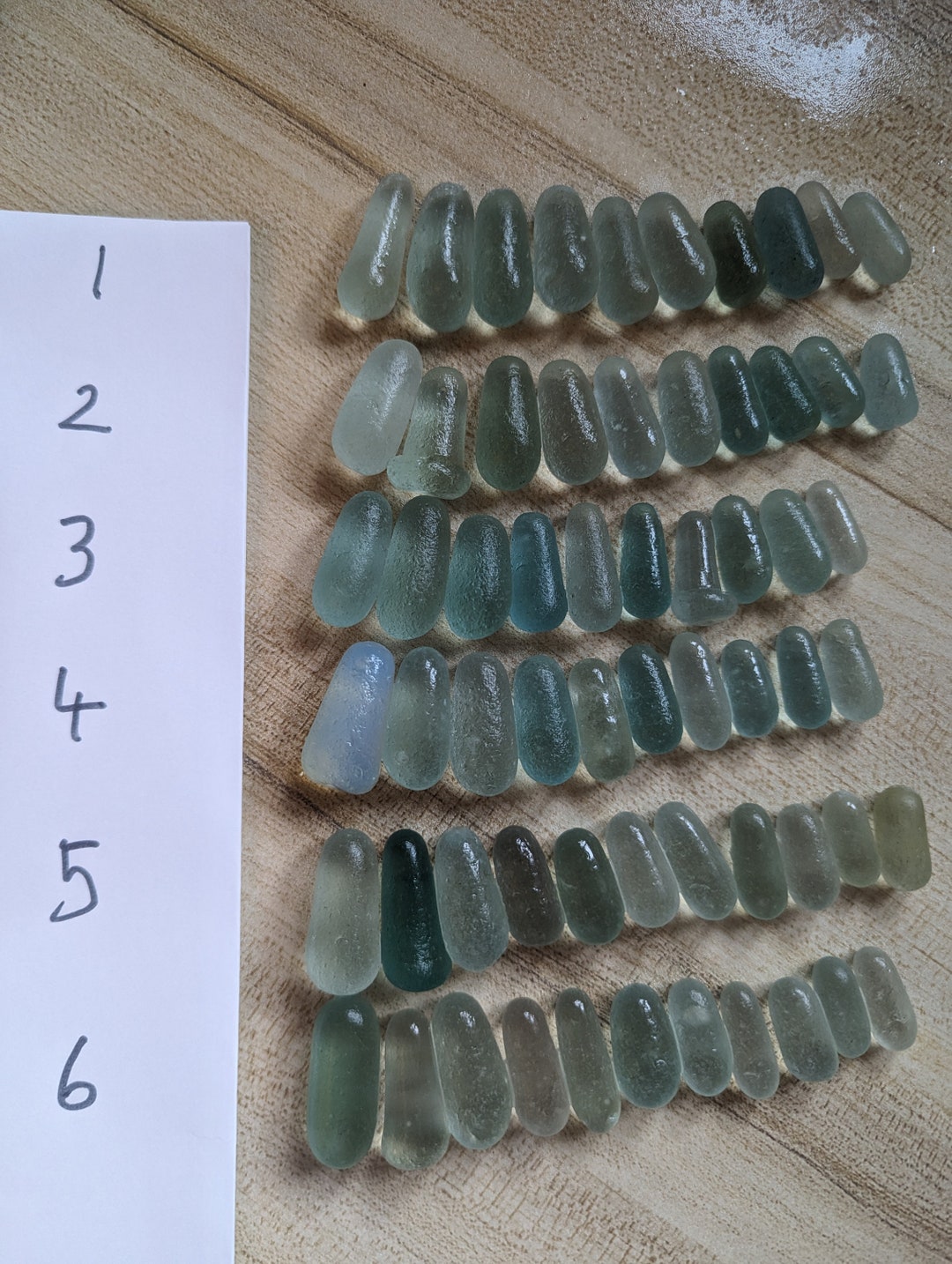 Collection of Ten Sea Glass Stalks. Perfectly Tumbled and - Etsy