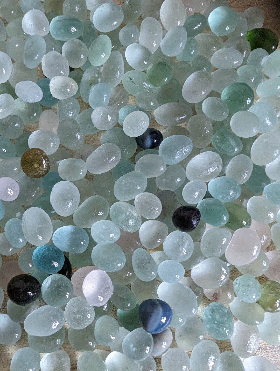 150 Grams Small Sea Glass Bubbles. Northeast Uk - Etsy