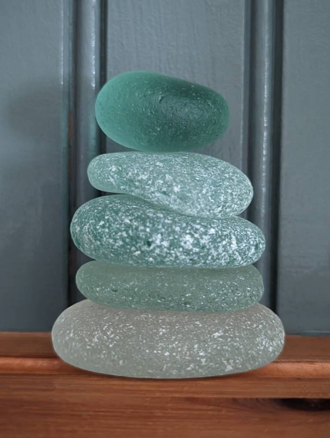 Collection of Well Tumbled Frosty Flat Stacking Sea Glass - Etsy