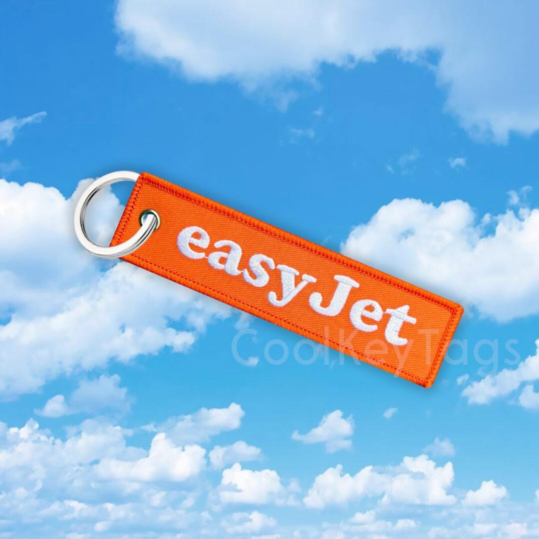 Easyjet Embroidered Keytag – Aviation Gift, Airline Keyring, Travel ...