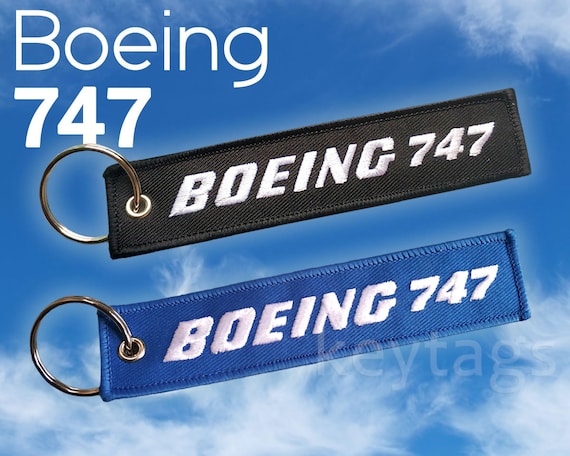 Keychain BOEING 747 Aircraft Flight Crew Pilot Tag Air Hostess | Etsy