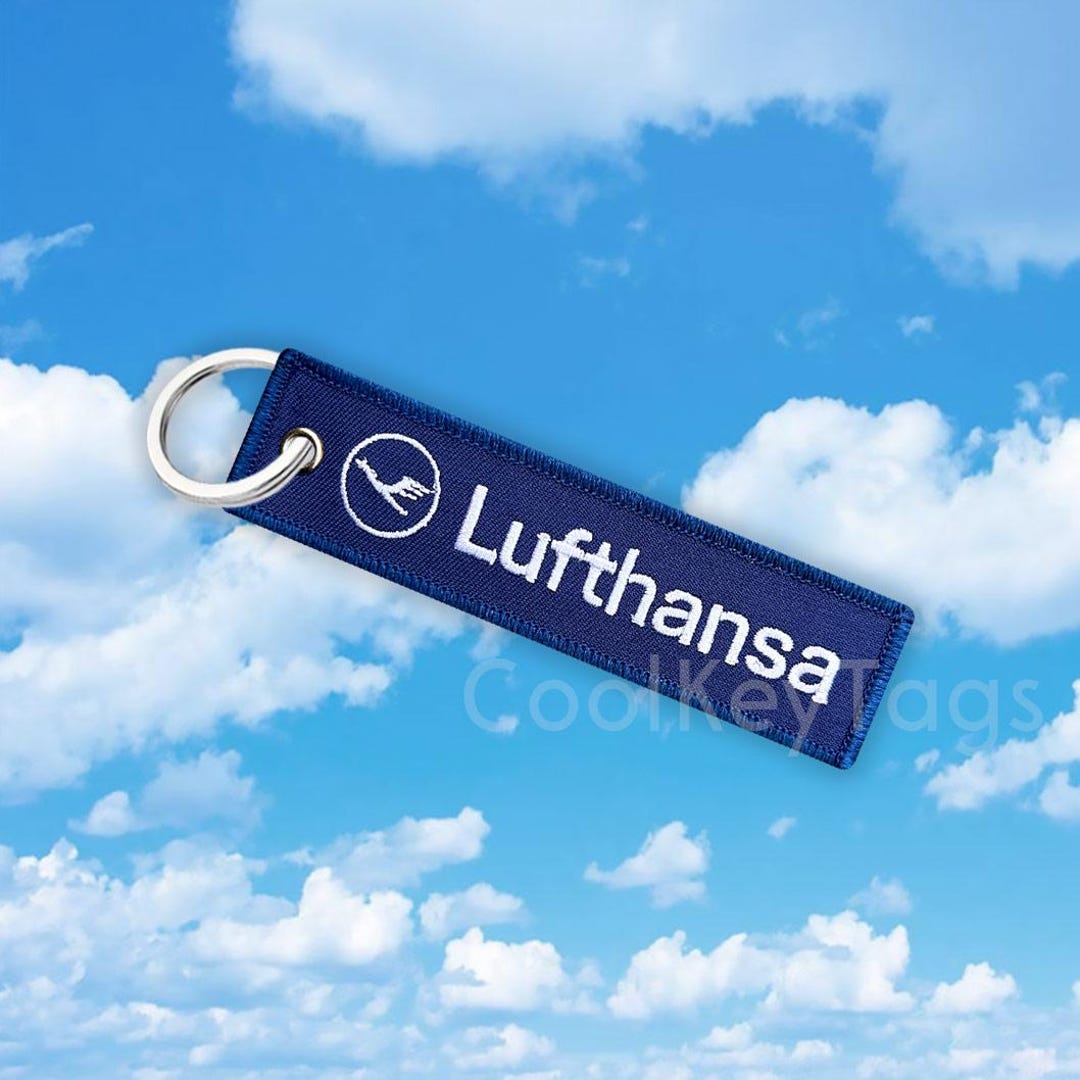 Lufthansa Airlines Keychain Tag - Aviation Collectible - Pilot Gift ...