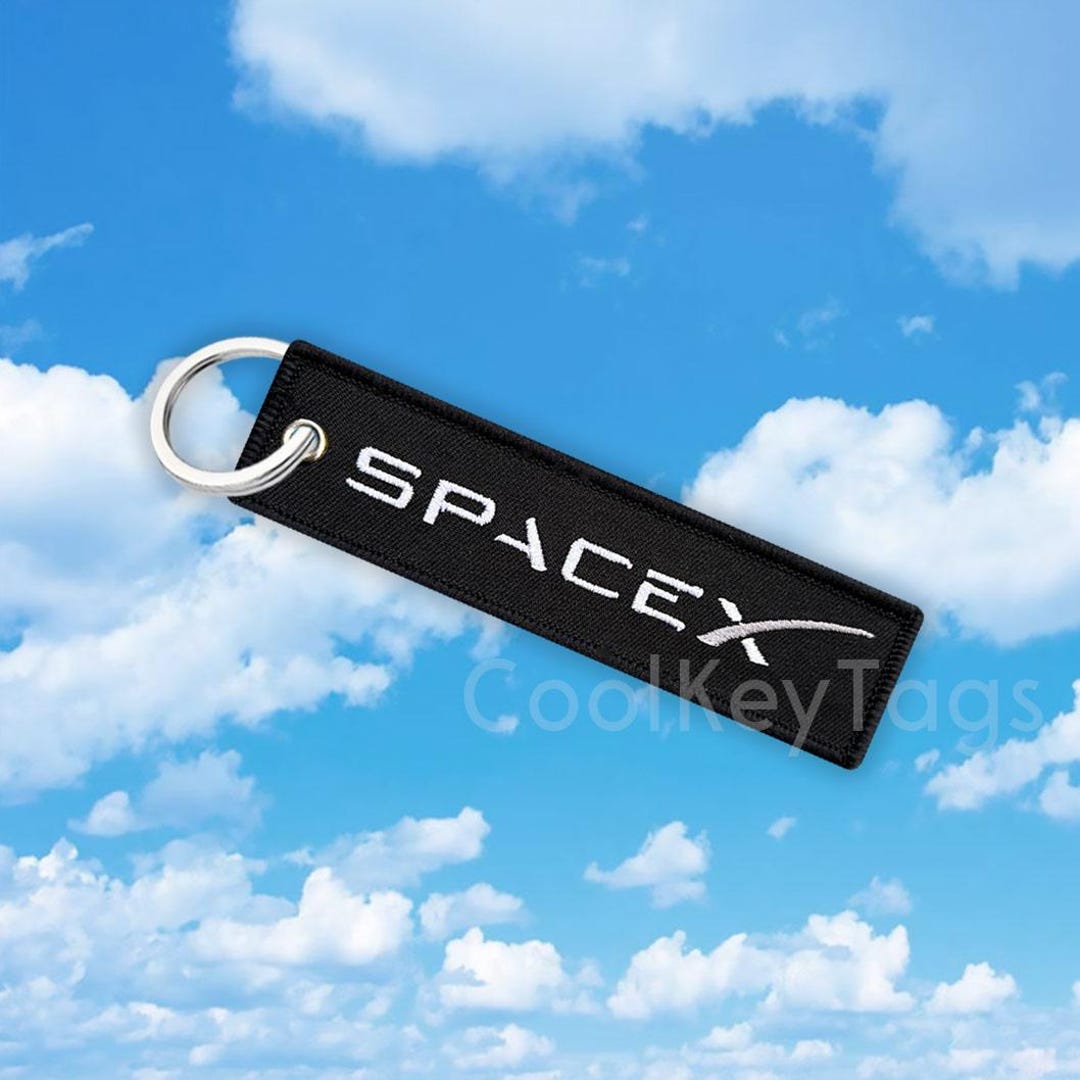 Spacex Keychain | Spacex Key Holder | Astronaut Gift | Flight Crew ...
