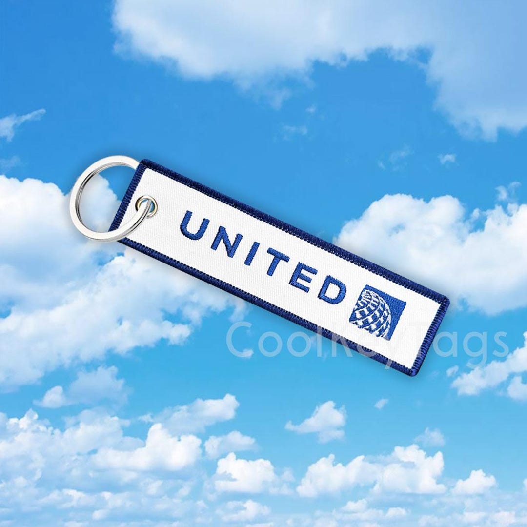 United Airlines Keychain | Aviation Keytag | Pilot Gift | Cabin Crew ...