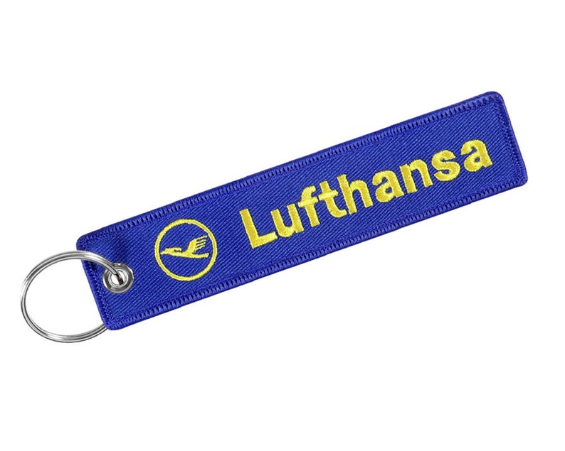 Keychain Lufthansa Airline Crew Aircraft Aviation Airbus A319 A320 Car ...