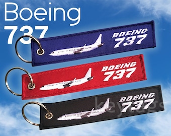 Boeing 737 Keychain - Etsy