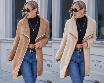 Long Plush Jacket - Etsy