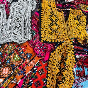 100piece Lot Banjara Neck Yoke Patch, Traditional Embroidery, Applique ...