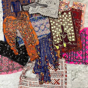 100piece Lot Banjara Neck Yoke Patch, Traditional Embroidery, Applique ...