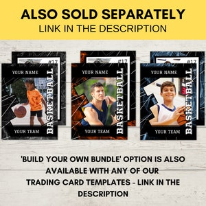 Editable Sports Card Template | Custom Basketball Trading Card ...