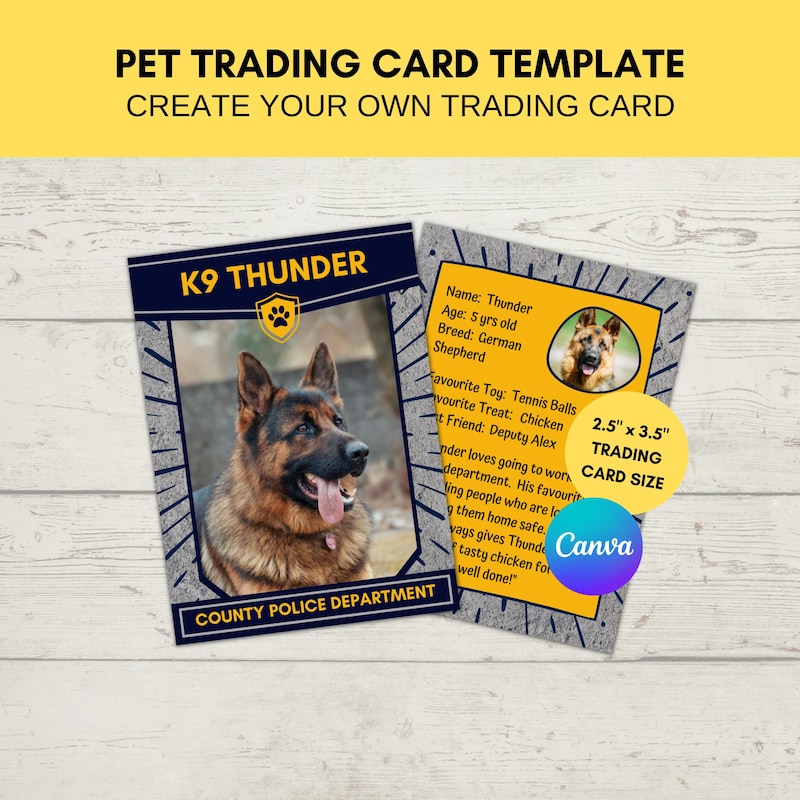 Custom K9 Cards - Etsy