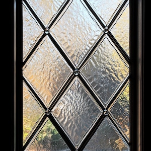 Colorful Diamond Stained Glass Window Film - Decorative Privacy Film ...