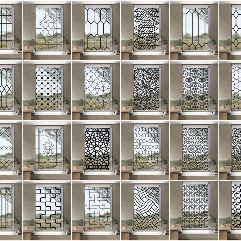 Wrought Iron Window Decal - Etsy