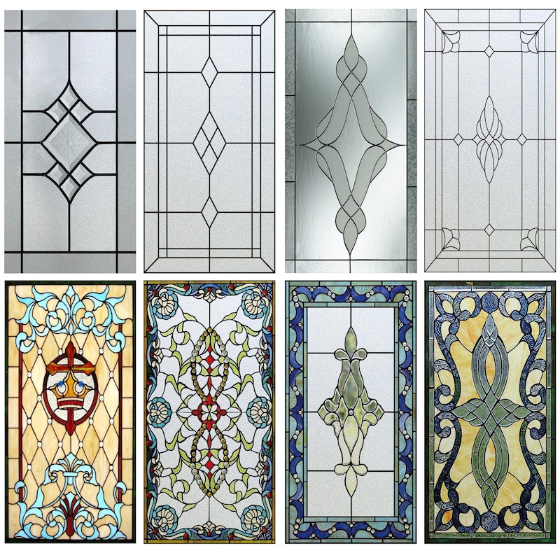 Stained Glass Window Decals - Etsy