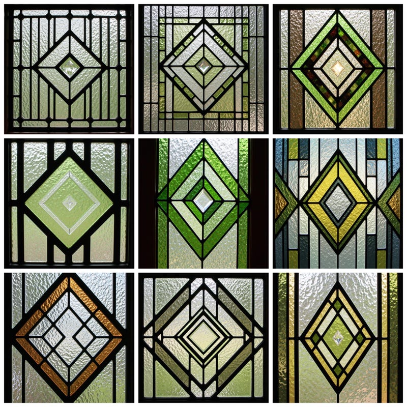 Stained Glass Decal - Etsy