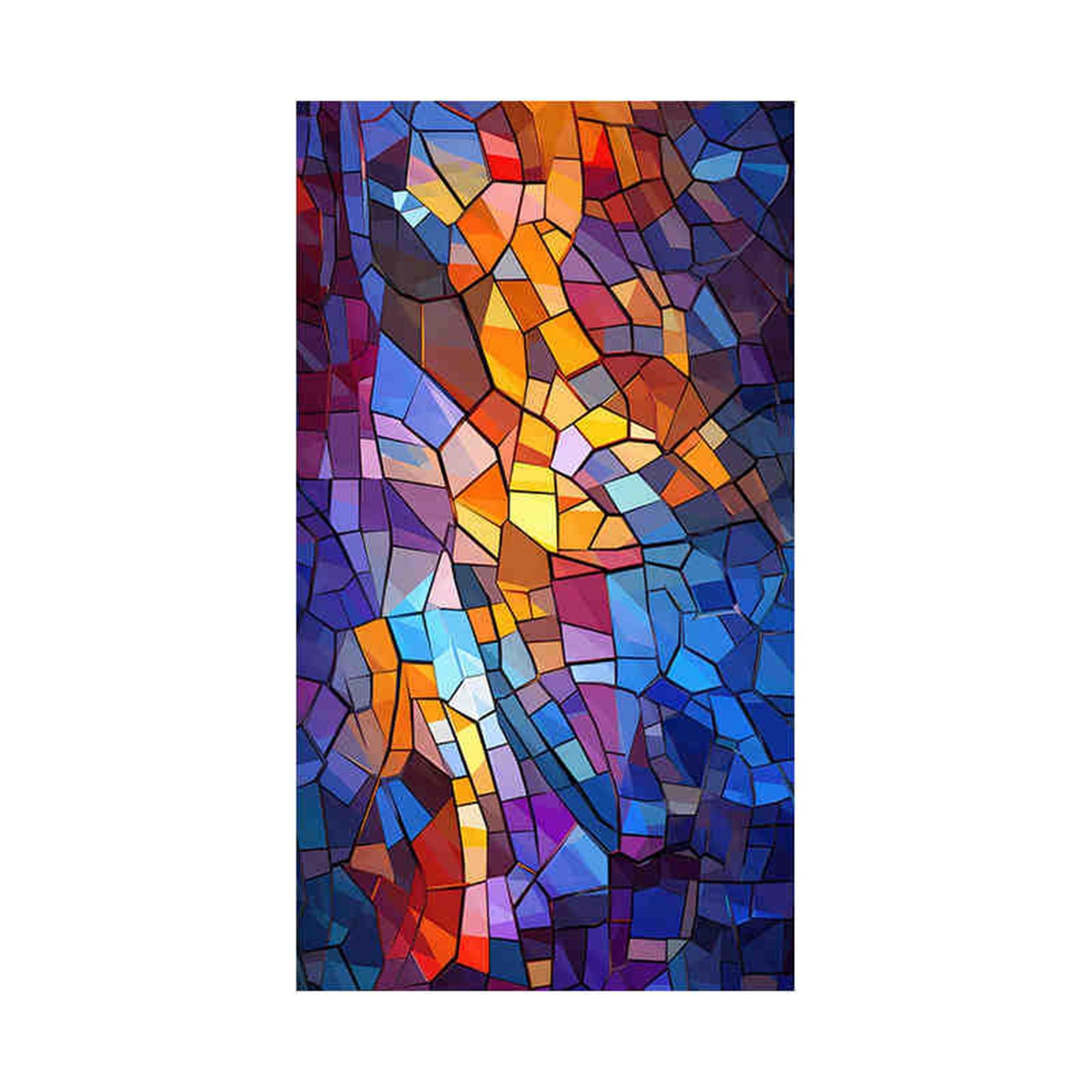 Custom Stained Glass Art Window Film – Light-filtering, Opaque, Vibrant ...