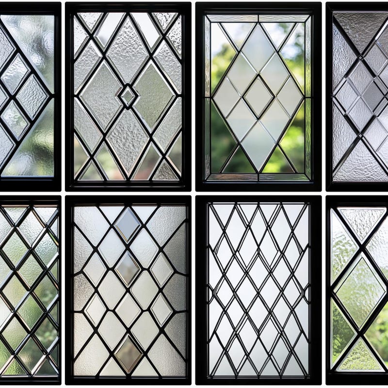 Vintage Diamond Pattern Window Film - Etsy