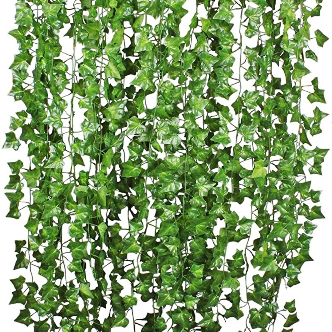 6.5ft Fake Vines Fake Ivy Leaves Artificial Ivy, Ivy Garland Greenery ...