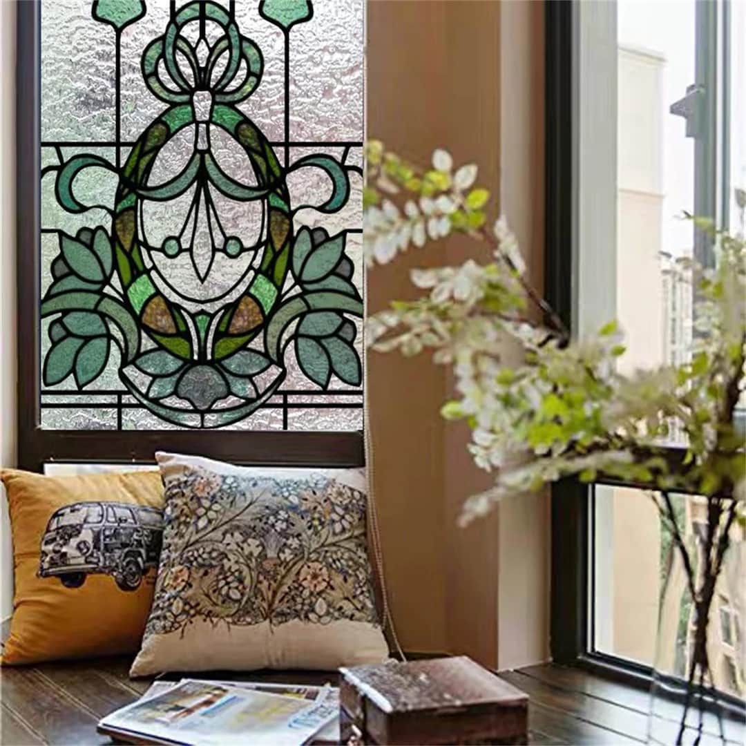 Privacy 3D Matte Window Film – Custom Frosted Stained Glass With UV ...